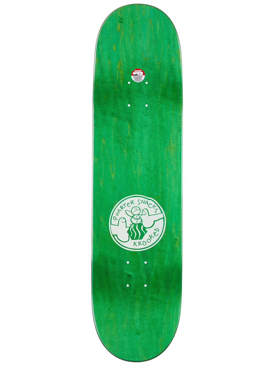 Krooked x Quartersnacks Get High Deck-8.25” – Stratosphere Skateboards