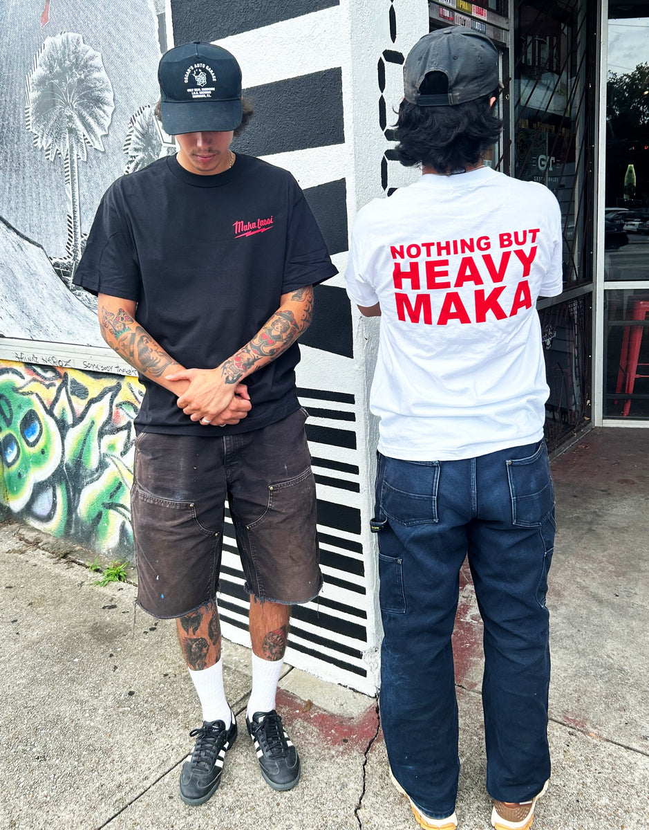 Maka Lassi ‘Nothing But Heavy Maka’ T-Shirt – Stratosphere Skateboards